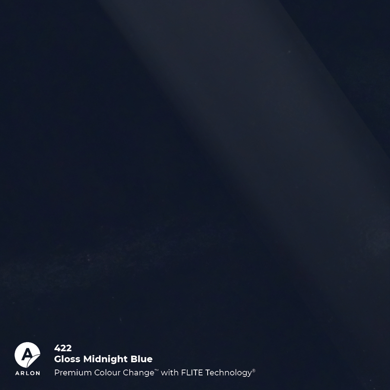 Arlon, Premium Colour Change, brillo, Cast Vinyl, 422 Gloss Midnight Blue, 80µm, 1524mm x 25.00m ...